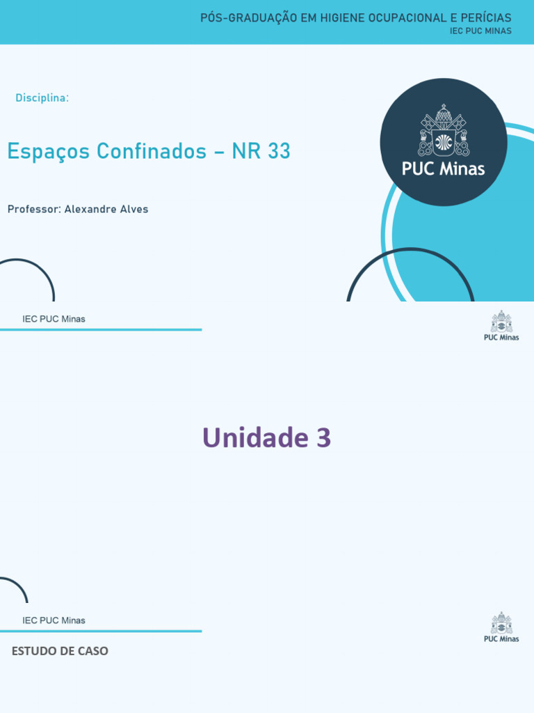 EC - NR33 - Aula 3.1pptx | PDF