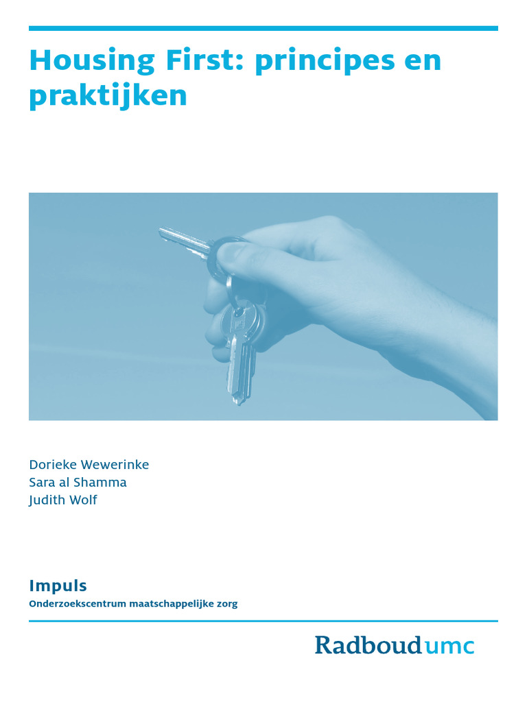 Housing First Principes en Praktijken 2014 Impuls | PDF