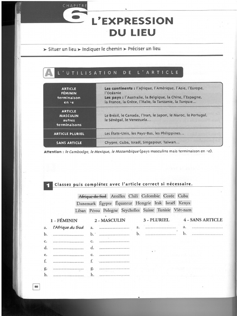 6 L'expression Du Lieu | PDF