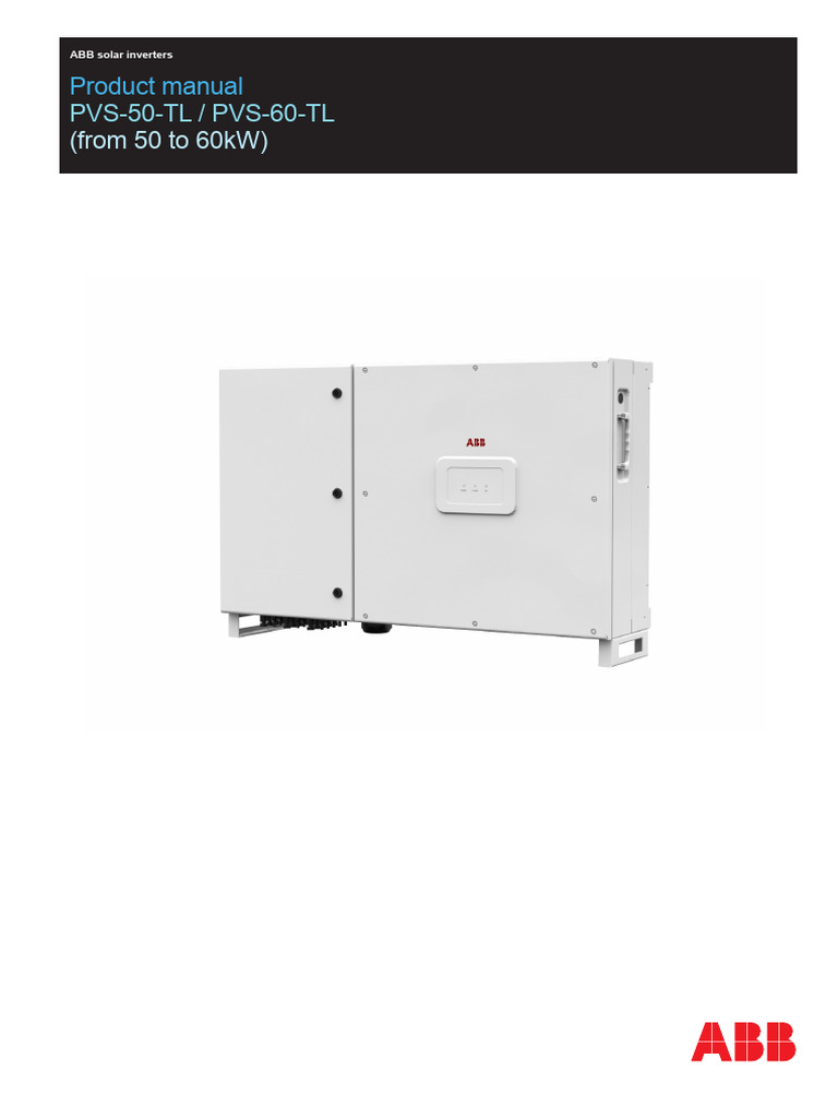 Pvs 50 - 60 TL Product Manual en Revb | PDF | Business | Computers