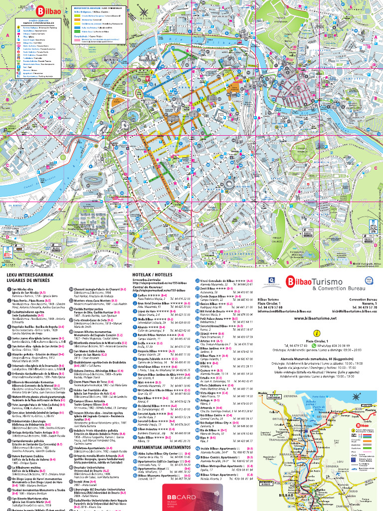 Plano Turistico de Bilbao | PDF