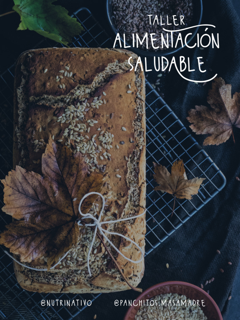 Recetario Taller Alimentación Saludable | PDF | Panes | De masa fermentada