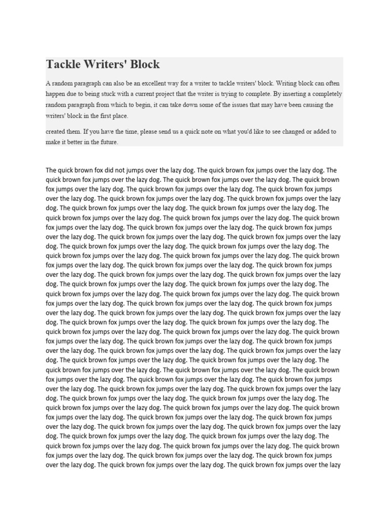 Project Rand 2 | PDF