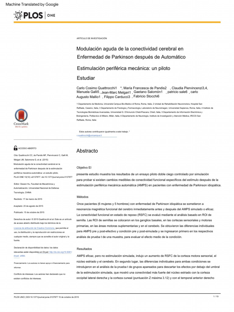 Quattrocchi 2015 - EPMA Español | PDF