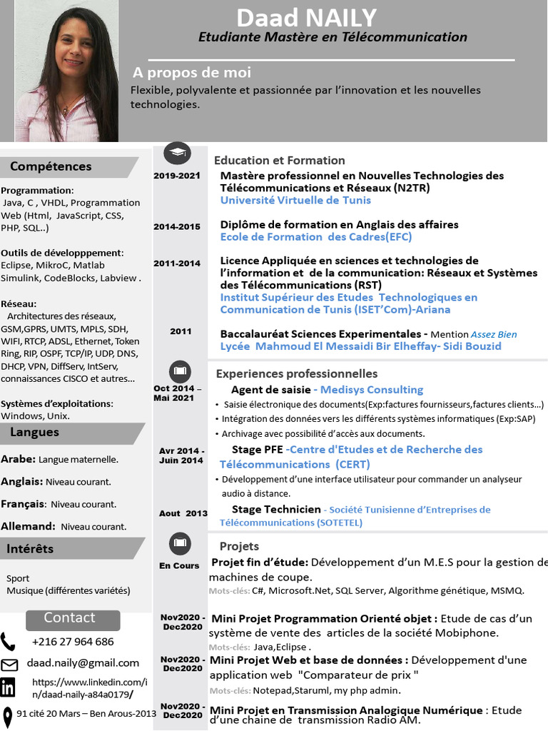 CV Daad-NAILY | PDF