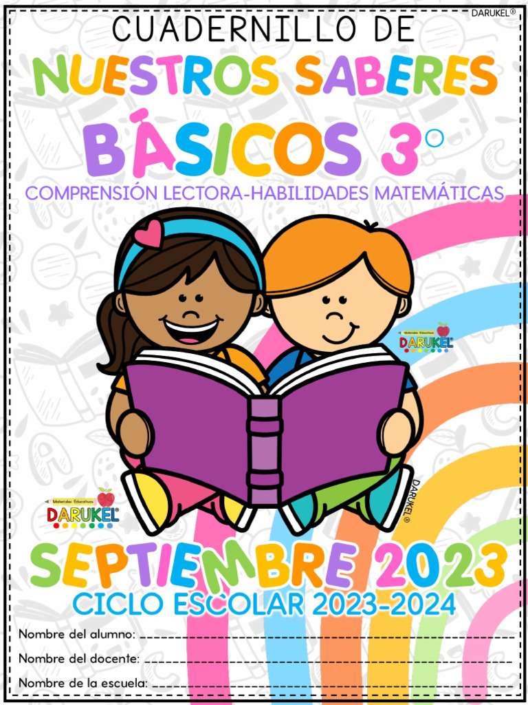 3° Sep2 Cuadernillo Nuestros Saberes Básicos | PDF