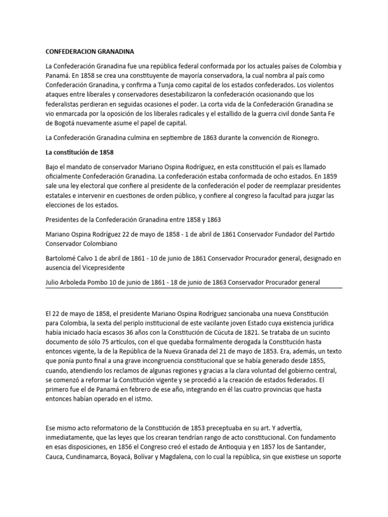 Trabajo Constitucion Politica Pdf