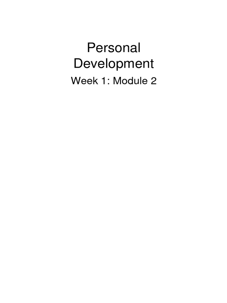 SH PERDEV-Q1-W2-M2 | PDF