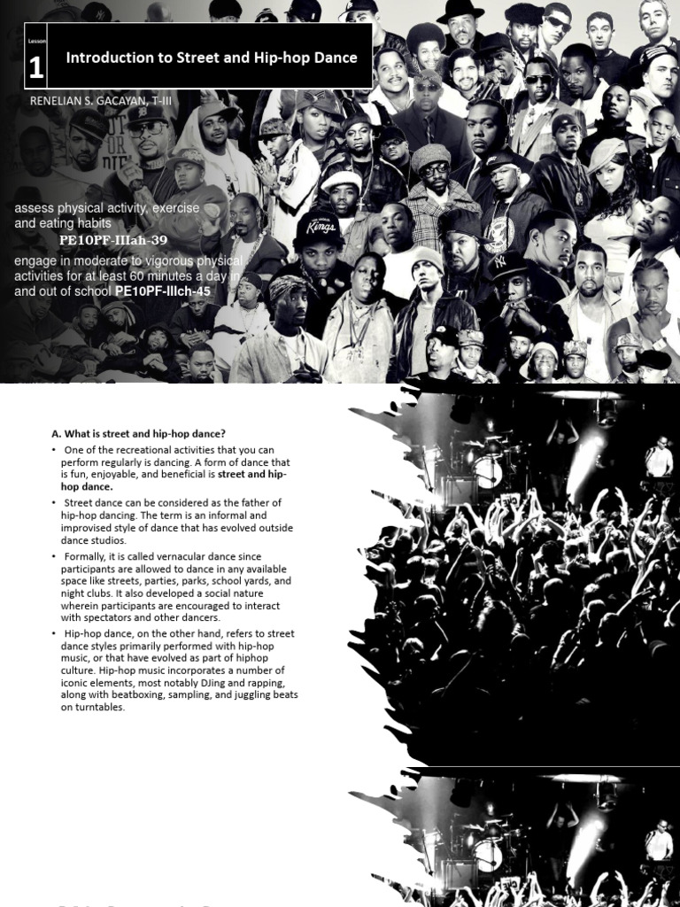 Introduction To Street and Hip-Hop Dance: Renelian S. Gacayan, T-Iii ...