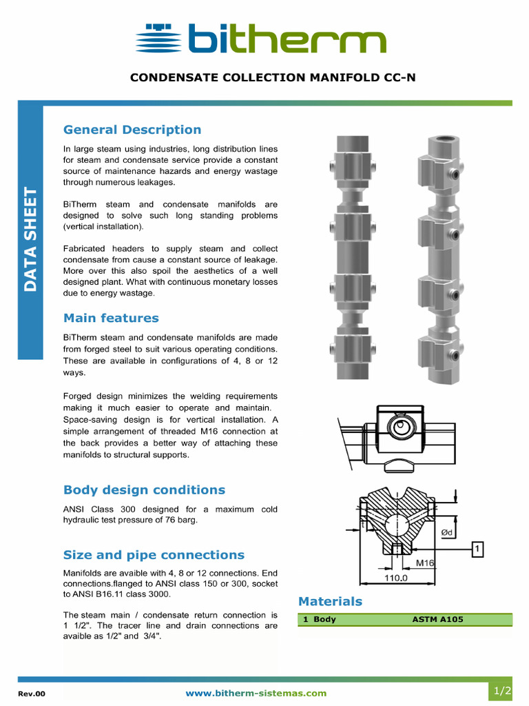 Bithern Manifolds Condensado | PDF