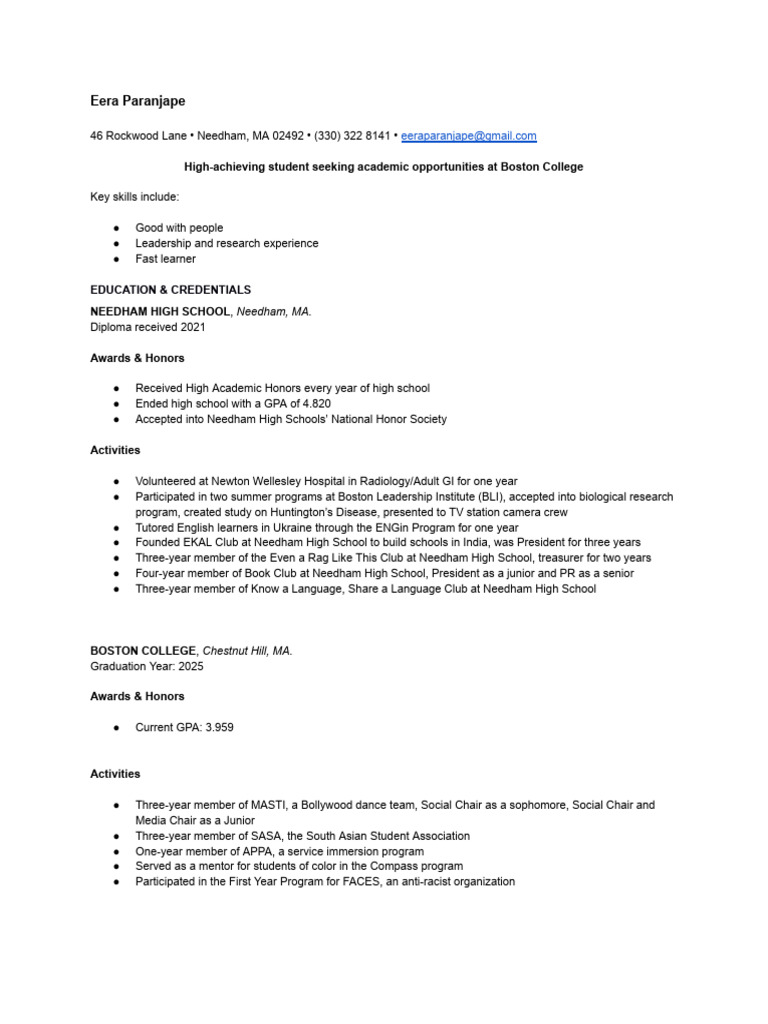 General Job Resume Updated September 2023 | PDF