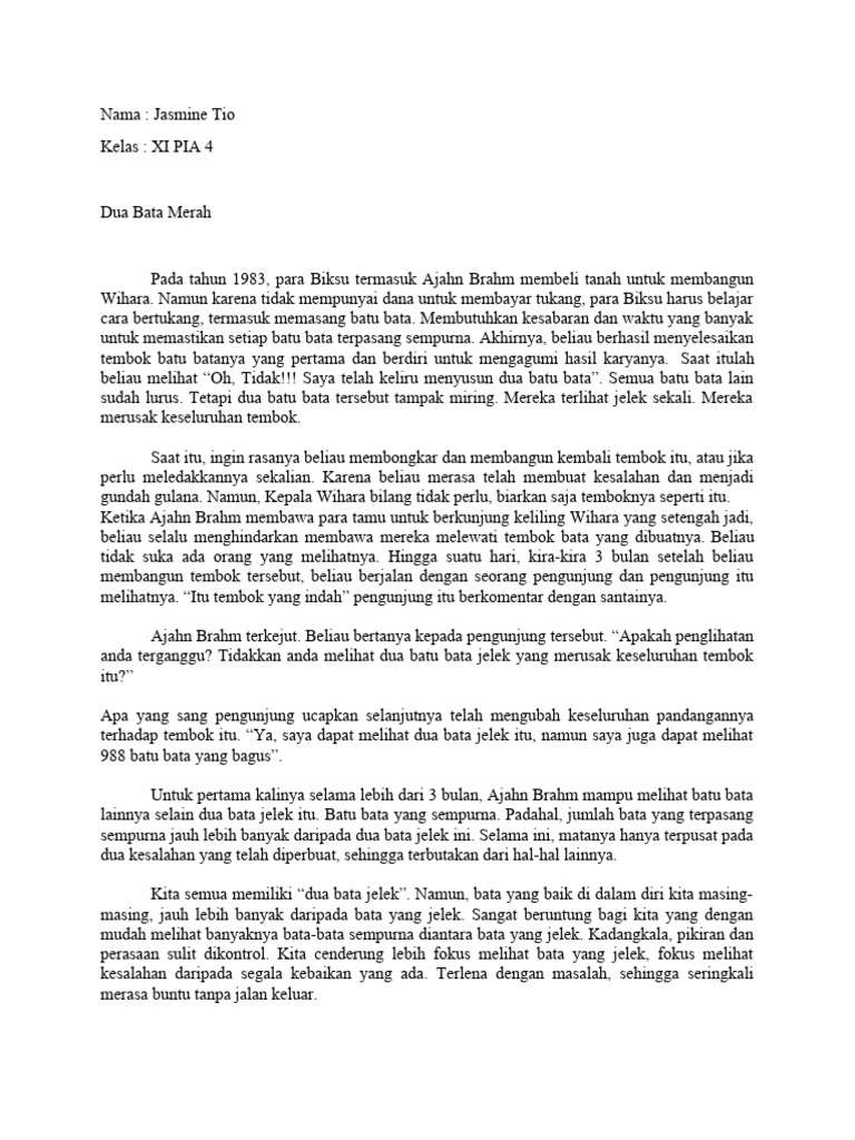 Dua Bata Merah | PDF