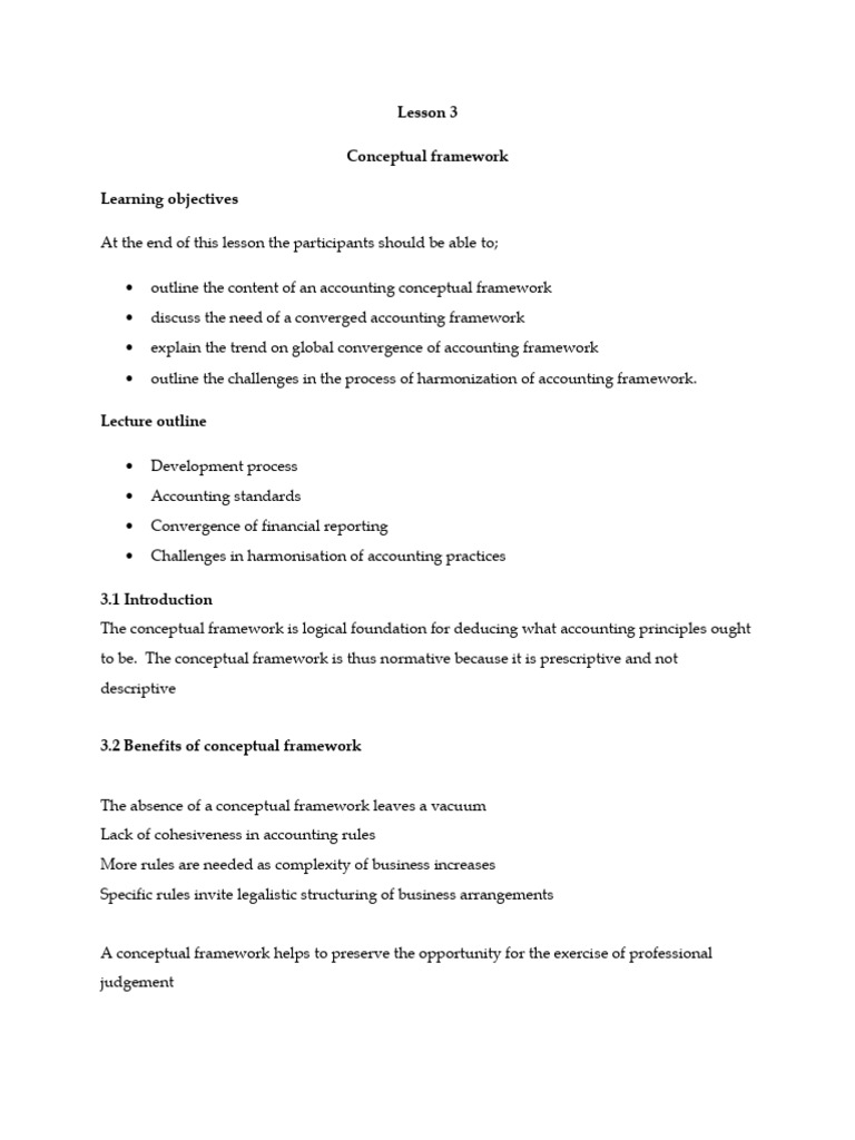 Topic 3 Conceptual Framework | PDF Topic 3 Conceptual Framework | PDF