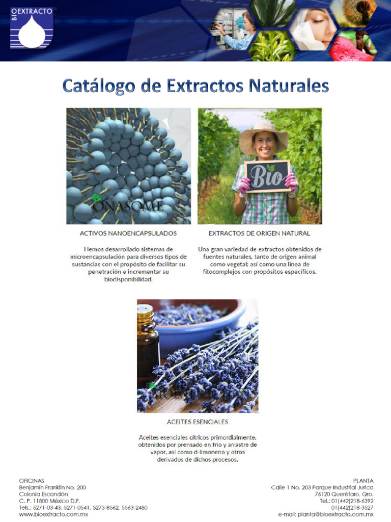 Catalogo Bioextracto 2023 | PDF