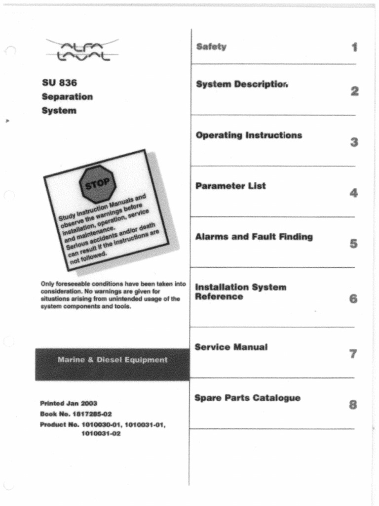 13-3 SU836 Separation System - 524 S - ME LO Purif | PDF