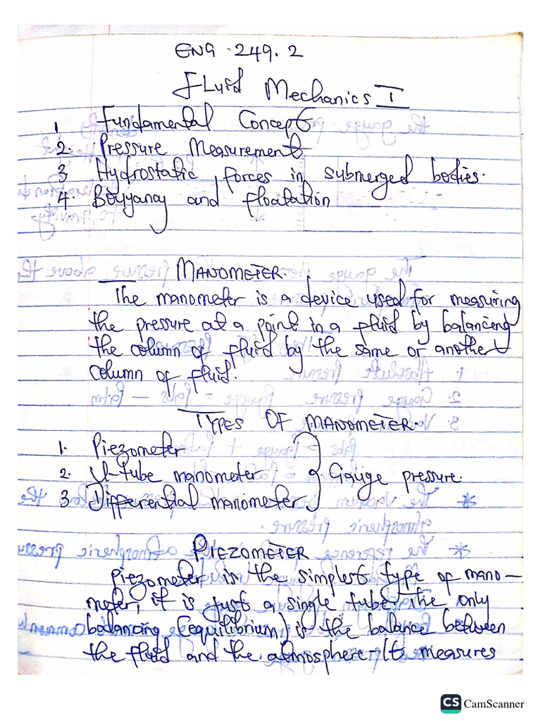 Fluid Mechanics 2 | PDF