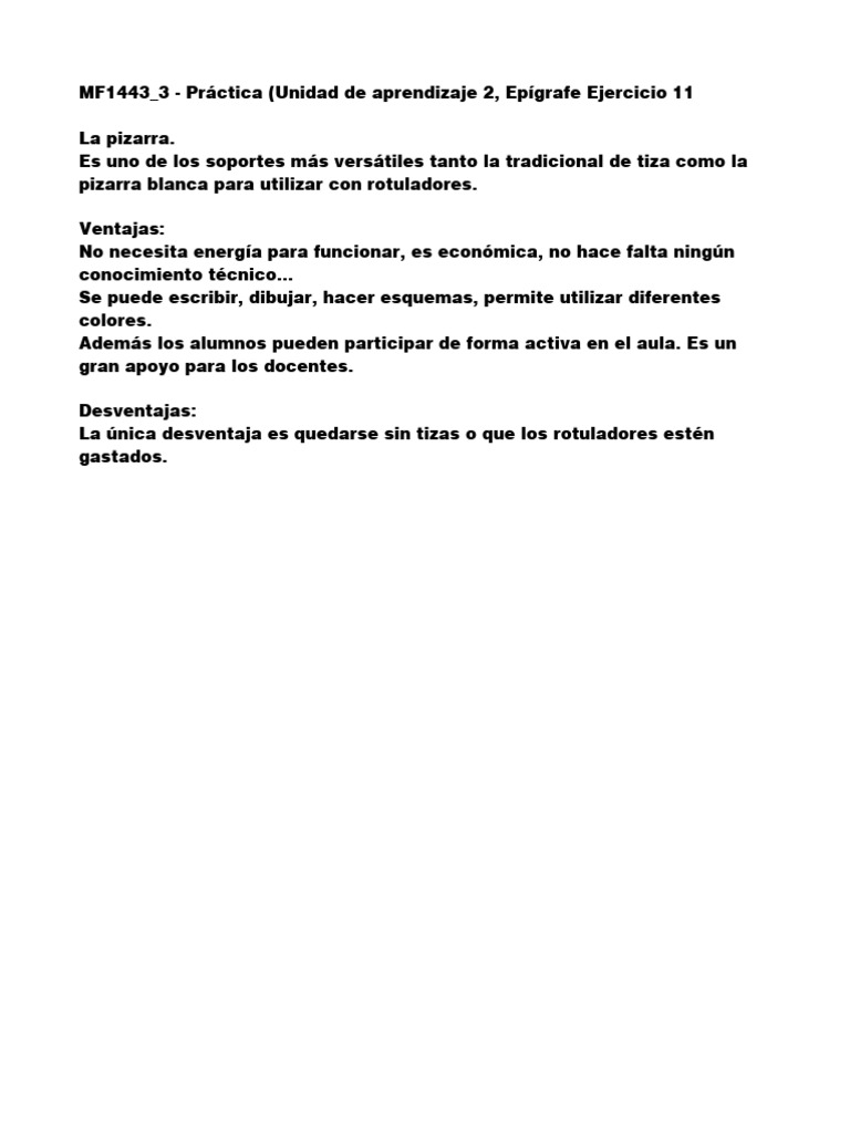 MF1443 - 3 - Práctica (Unidad de Aprendizaje 2, Epígrafe Ejercicio 11 | PDF MF1443 - 3 - Práctica (Unidad de Aprendizaje 2, Epígrafe Ejercicio 11 | PDF