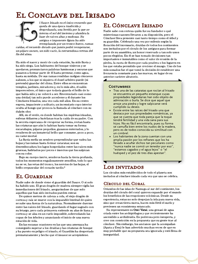 El Conclave Irisado | PDF | Historia | Poesía