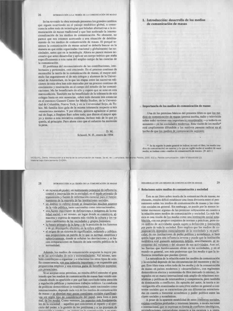 Mcquail - 1 Hasta Pat. 43 | PDF | Historia