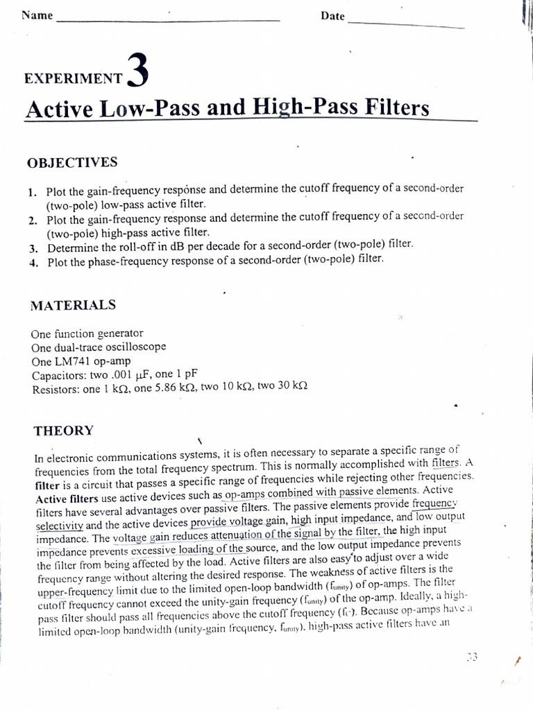 Fs Prelim Lab Activity Op Amp Feedbcak | PDF Fs Prelim Lab Activity Op Amp Feedbcak | PDF