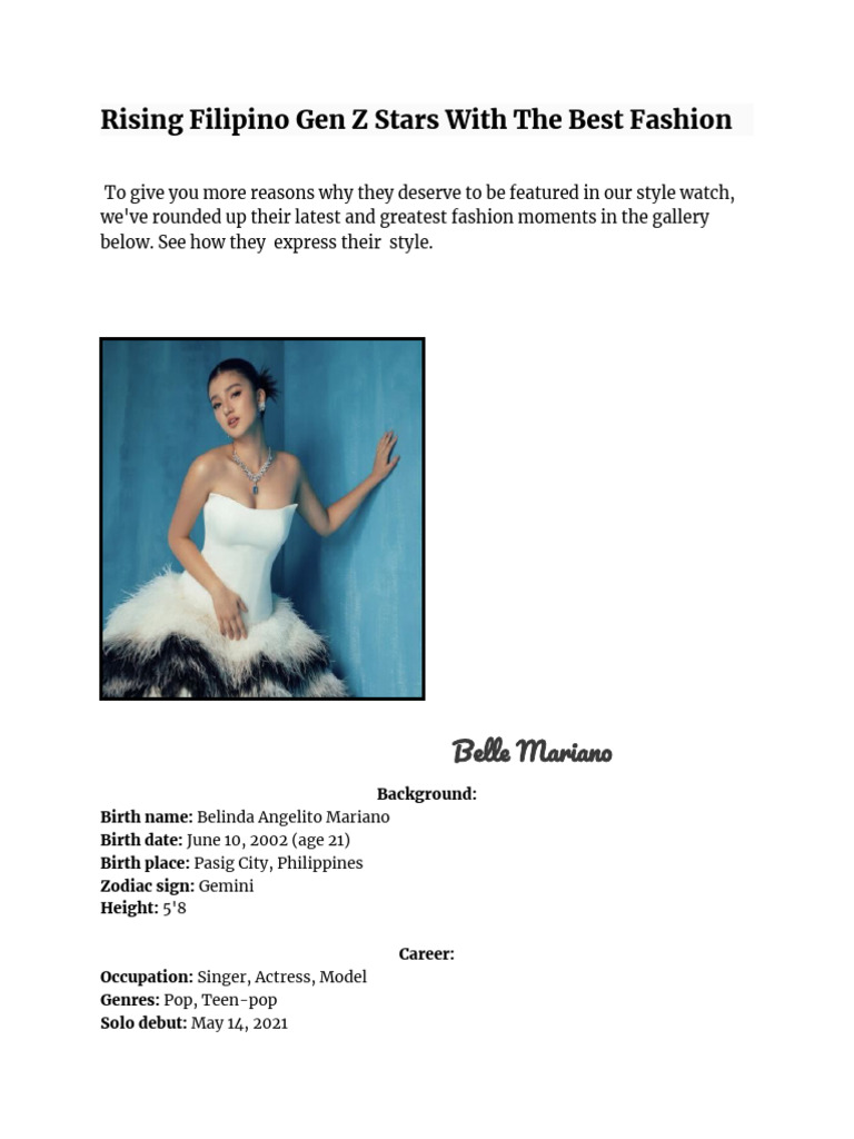 Philippine Gen Z | PDF