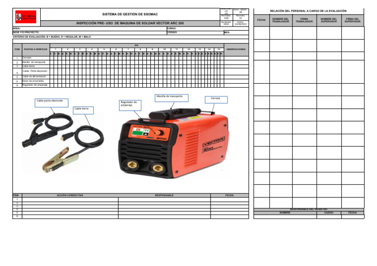 Máquina de Soldar VECTOR. | PDF