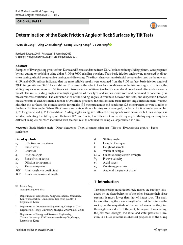 Basic Phi | PDF | Friction | Stress (Mechanics)