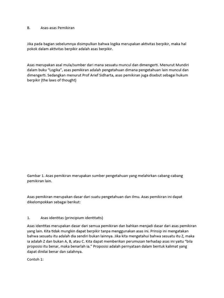 Azaz-Azaz Berpikir | PDF