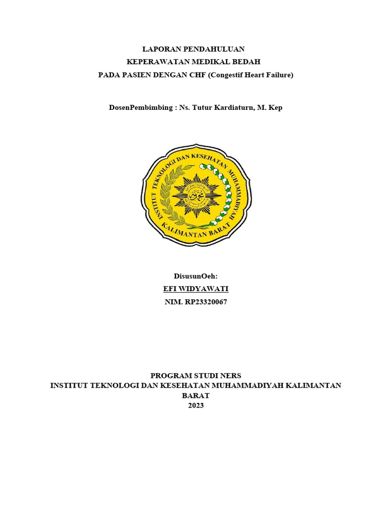 (Efi) LP KMB CHF (Sudah) | PDF | Kesehatan Holistik