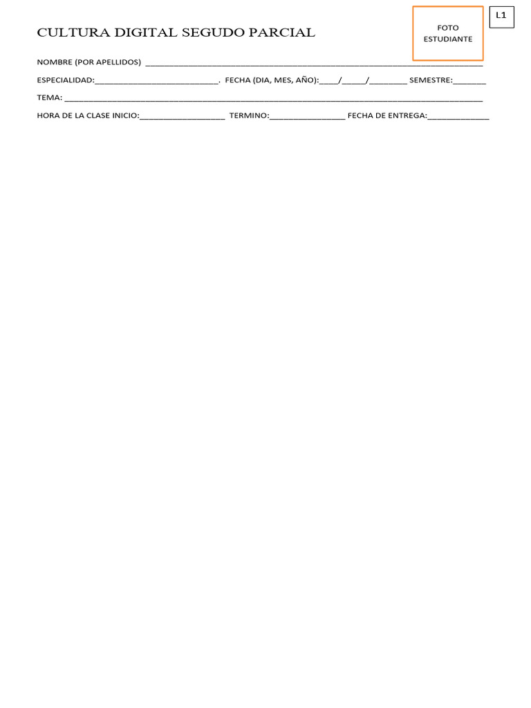 Formato Tareas Cultura Digital Segundo Parcial | PDF