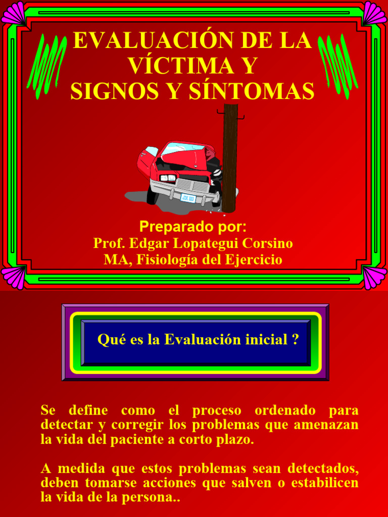 Evaluación Inicial de La Víctima - PR | PDF Evaluación Inicial de La Víctima - PR | PDF