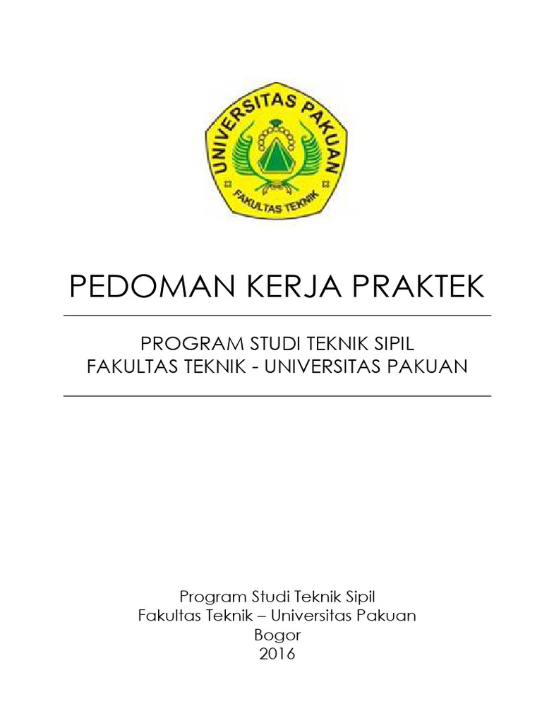Pedoman Kerja Praktek | PDF | Teknologi & Rekayasa