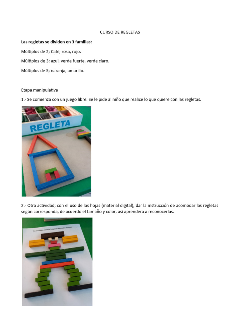 Curso de Regletas | PDF