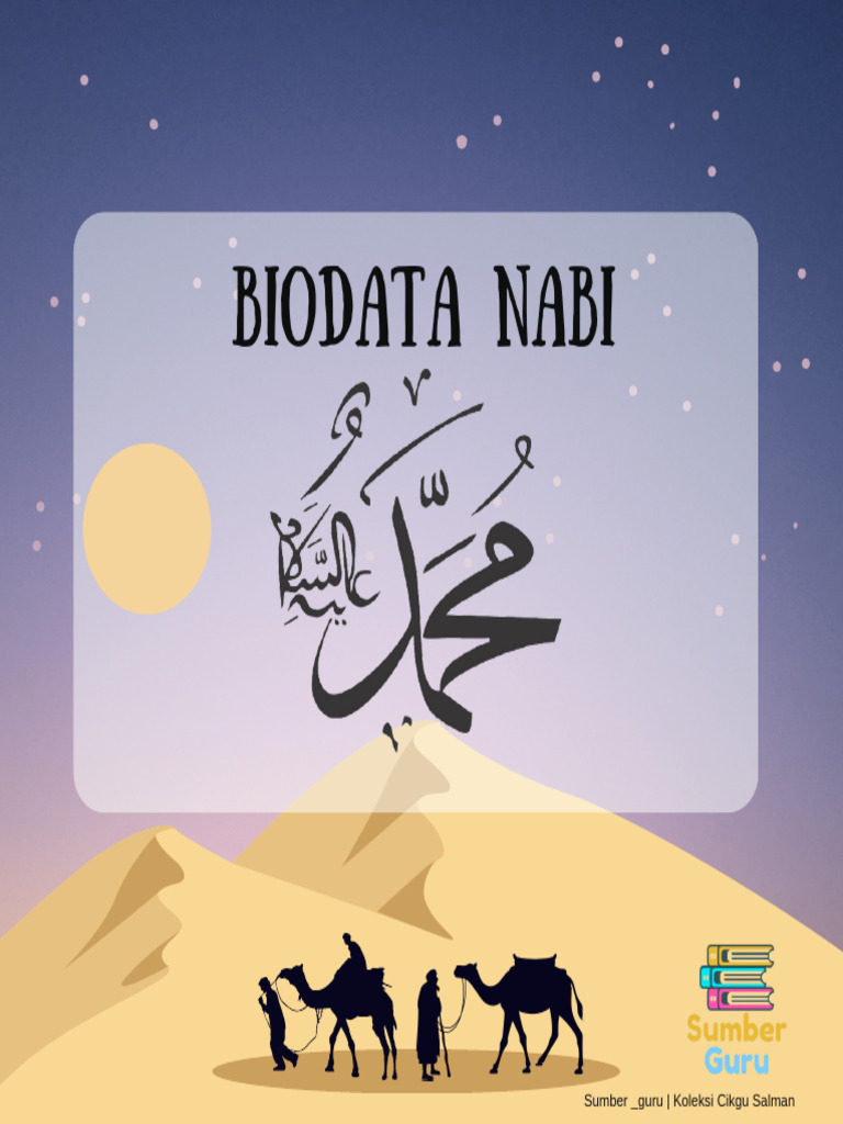 Biodata Rasulullah Saw - Sumberguru | PDF