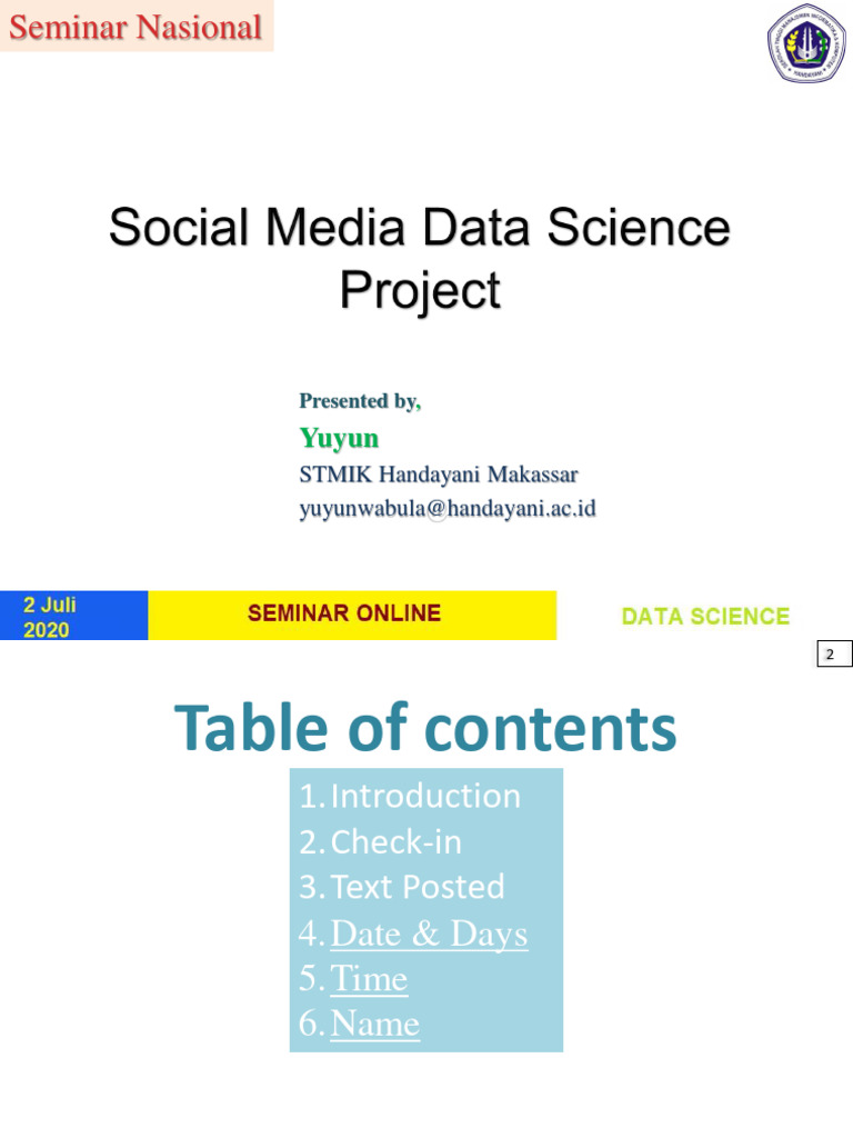 Data Science Social Media | PDF | Social Media | Popular Culture ...