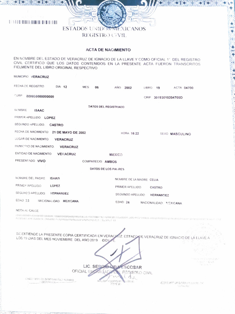 Documentos - Isaac López CAstro | PDF