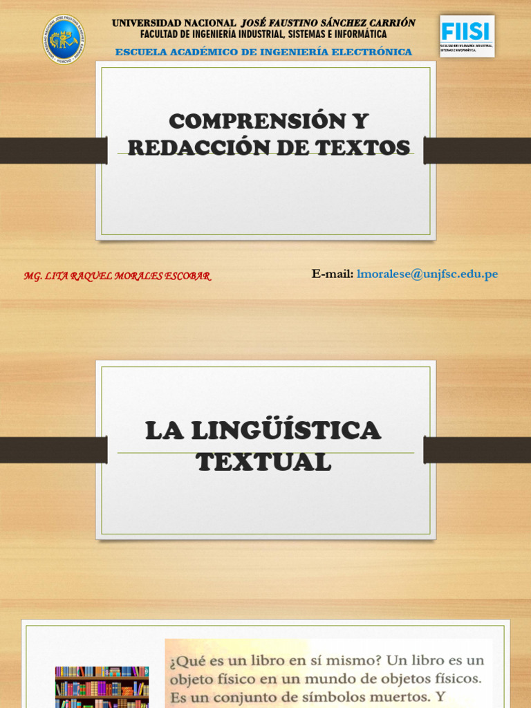 La Linguística Textual - El Texto Propiedades | PDF
