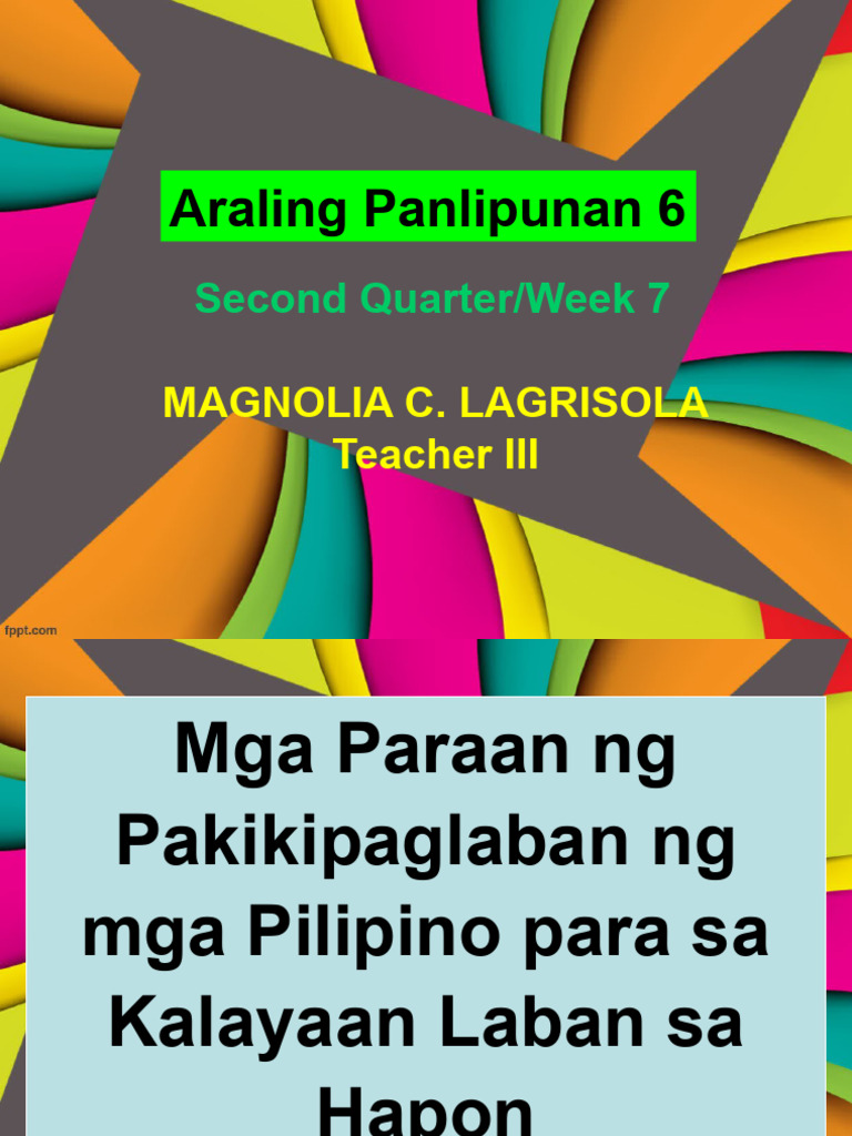 AP 6 Q2 Week 7 | PDF