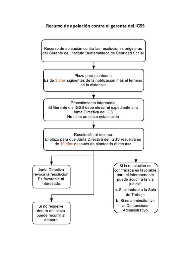 26 ESQUEMA Recurso Apelación IGSS - Cleaned | PDF