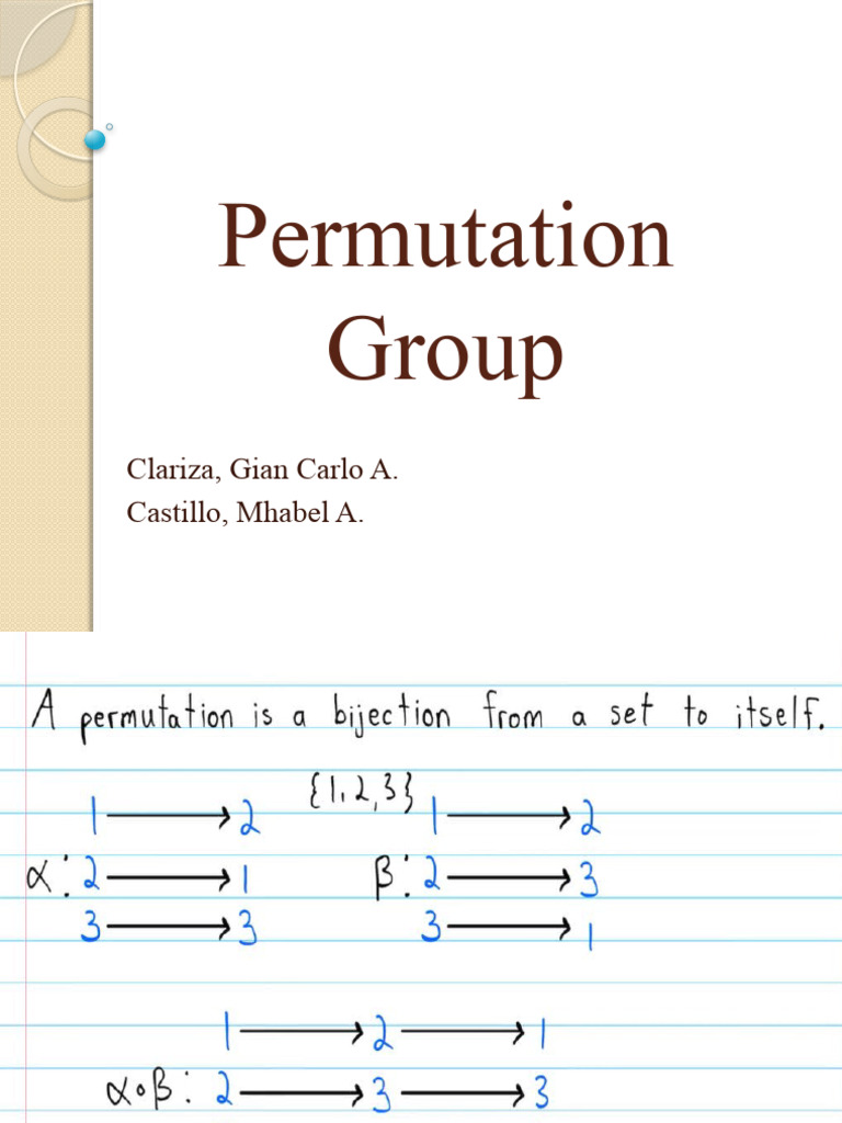 Permutation Group | PDF Permutation Group | PDF