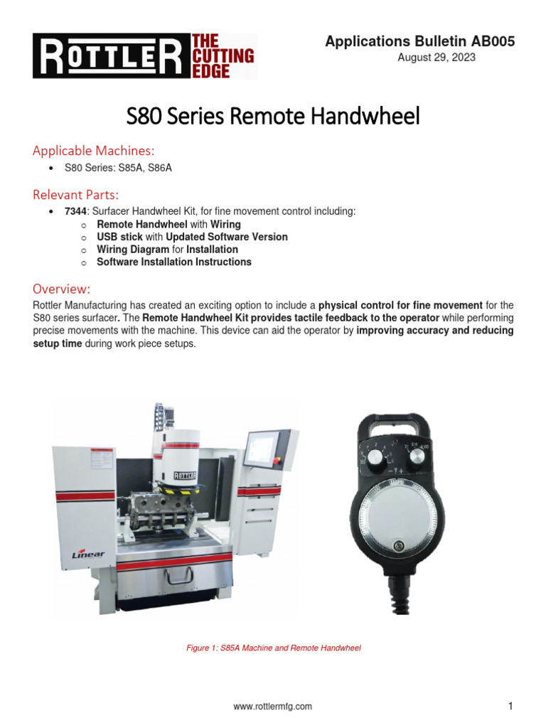 1693401481AB005 (S80 Handwheel) | PDF