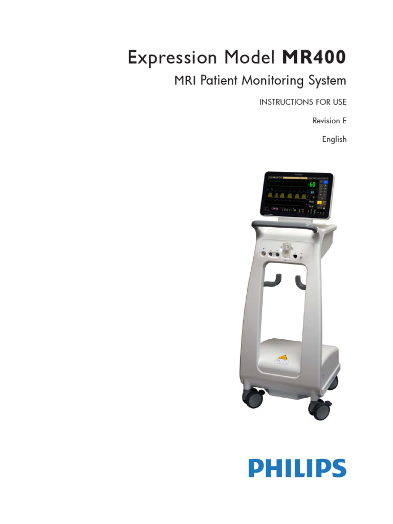 User Manual - Philips Expression MR400 | PDF