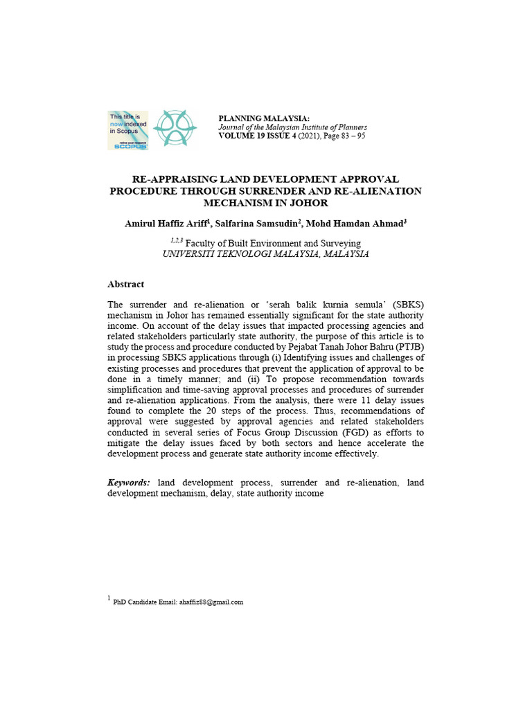 08+Re-appraising+land+development+approval+procedure+through+surrender ...