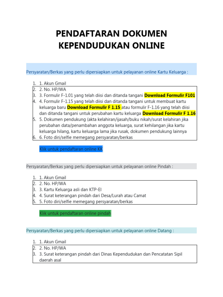 Pendaftaran Dukcapil | PDF | Politik | Hukum