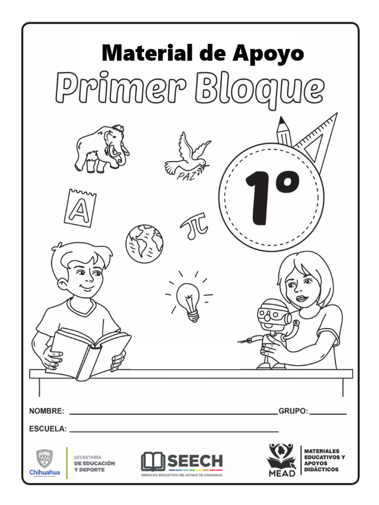 Material de Apoyo Bloque 1 - Primer Grado | PDF | Caperucita Roja