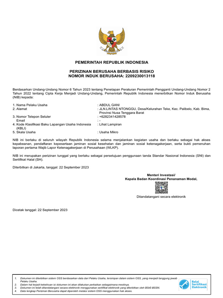 Nib Abdul Gani | PDF