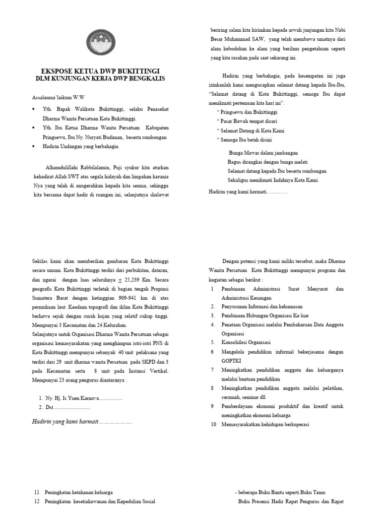 Ekspose DW Pringsewu | PDF | Social Science