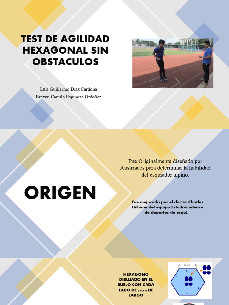 Test de Agilidad Hexagonal Sin | PDF