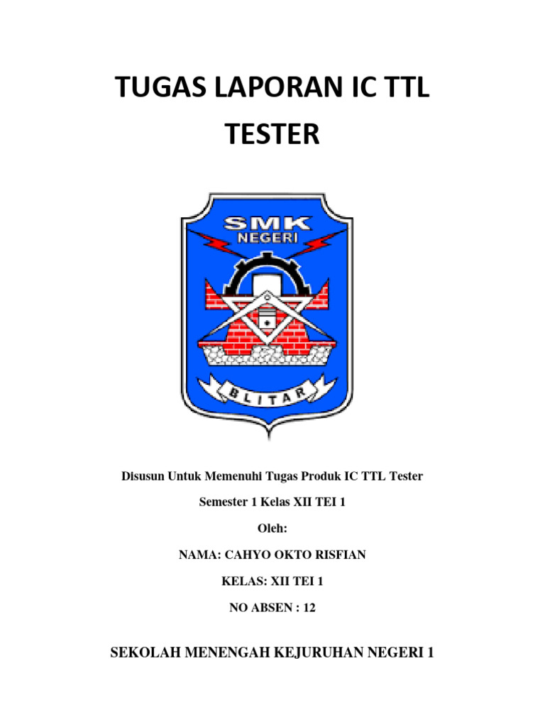 IC TTL Tester: Fungsi dan Cara Kerja | PDF | Teknologi & Rekayasa