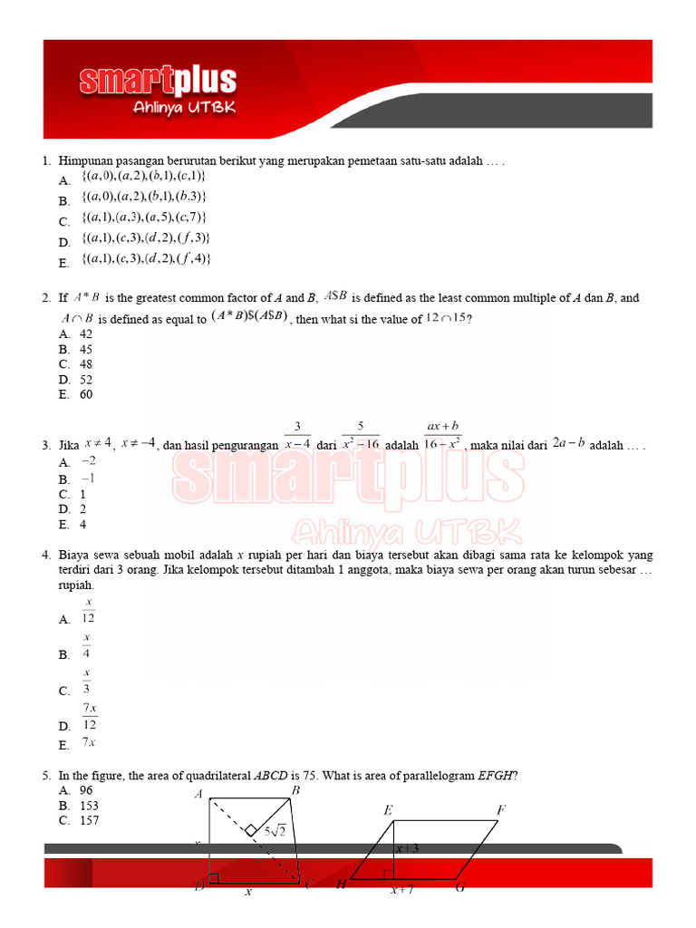(SOAL) TOI UTBK TPS PK Juni 2020 | PDF